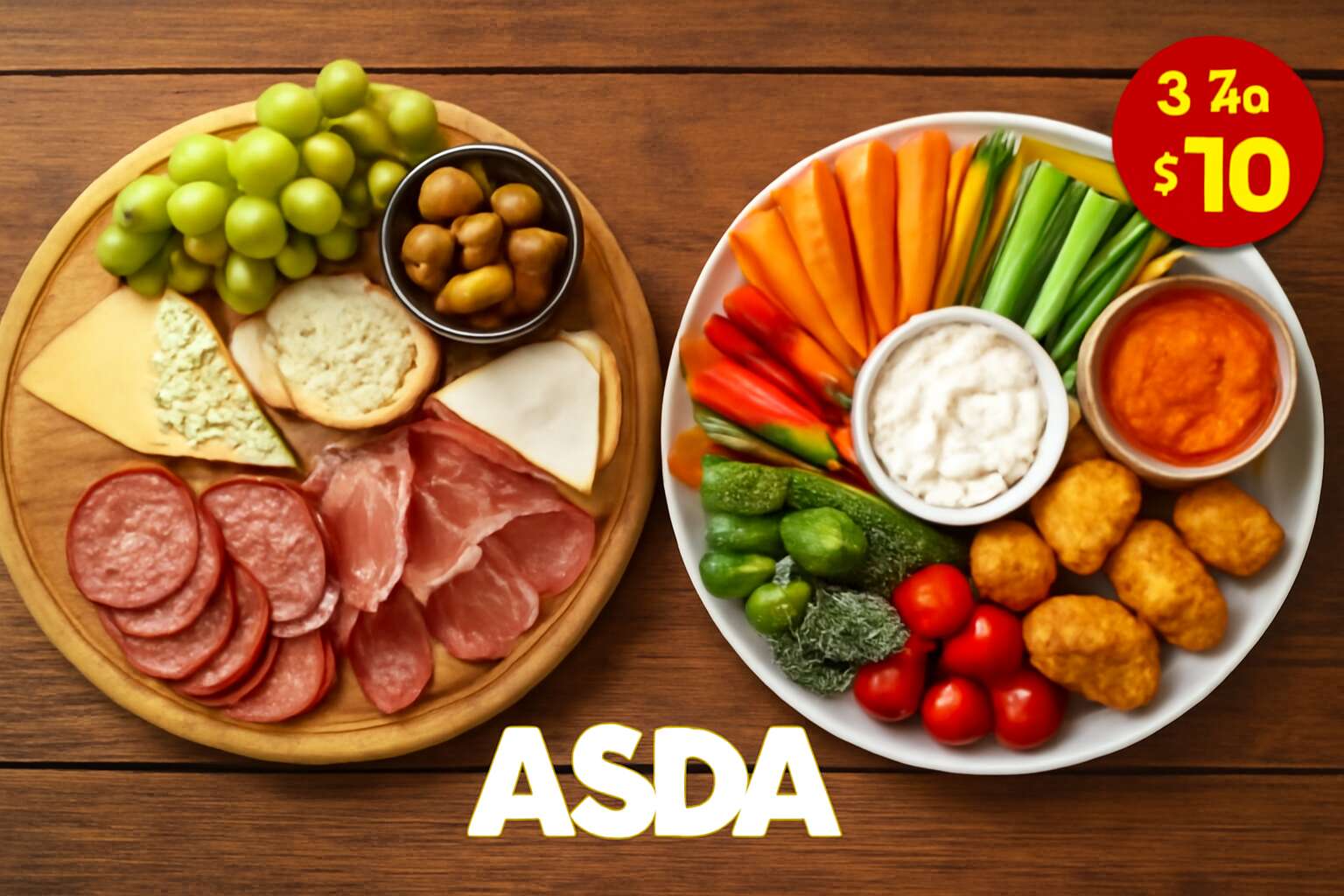 Save big with asda food platters 2 for 10—perfect party bites. - Food ...